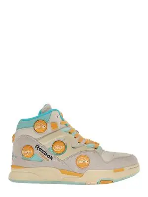 MSCHF X Reebok Pump Omni Zone Ix Sunbleached Sneakers - Yellow/blue/orange