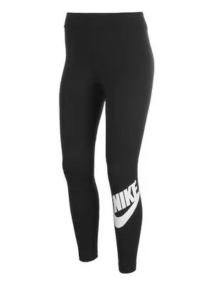 Nike Sportswear Essential Highwaisted Logo Leggings - Black/white