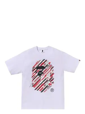 A BATHING APE X Gran Turismo Ape Head #2 Tee Shirt - White