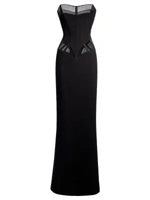 MUGLER Mugler H&M Strapless Evening Gown