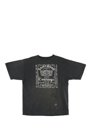 NEIGHBORHOOD X Saint Mxxxxxx Sthd Heaven Hell T-shirt - Vintage Black