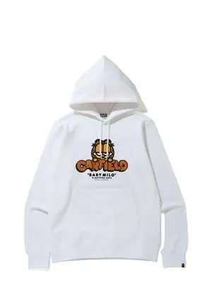 A BATHING APE X Garfield Pullover Hoodie - White