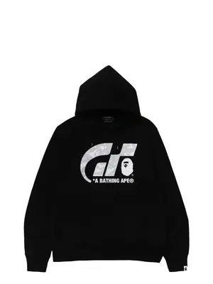 A BATHING APE BAPE X Gran Turismo Pullover Hoodie Black