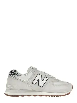 NEW BALANCE 574 Leopard Athletic Sneakers Reflection/white/black