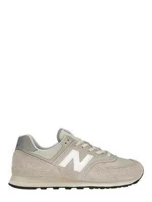 NEW BALANCE 574 Lace-Up Sneakers Alloy/white/reflective
