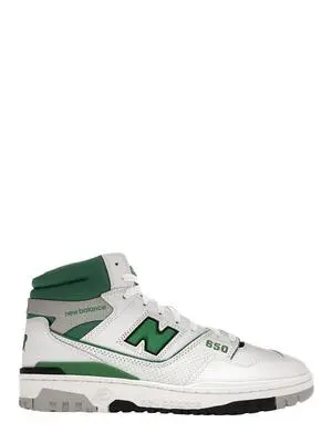 NEW BALANCE 650 High-top Sneakers - White/green