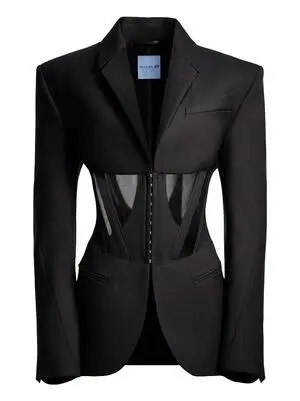 MUGLER Wool Corset Jacket