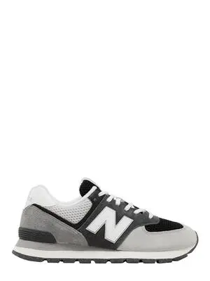 NEW BALANCE 574 Rugged Sneakers - Black/dark Grey/light Grey