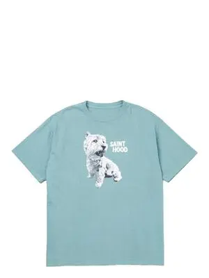 NEIGHBORHOOD X Saint Mxxxxxx Sthd Short Sleeve Tee Shirt - Vintage Blue
