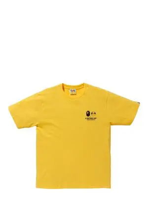 A BATHING APE X Hebru Brantley 6 Tee Shirt - Yellow