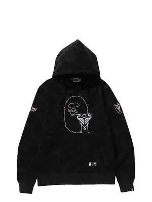 A BATHING APE X Inter Miami Cf Camo Pullover Hoodie - Black