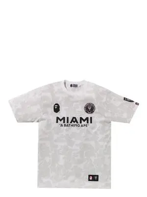 A BATHING APE X Inter Miami Cf Camo Tee Shirt - White