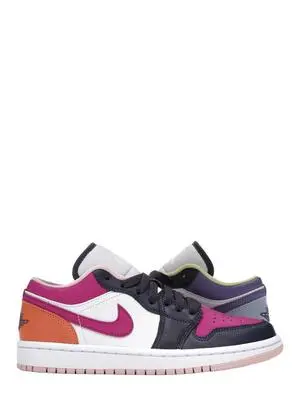 JORDAN Air Jordan 1 Low Purple Magenta Sneakers Purple/white/navy Blue