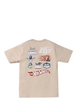 A BATHING APE X Hot Wheels Icon Tee Shirt Beige