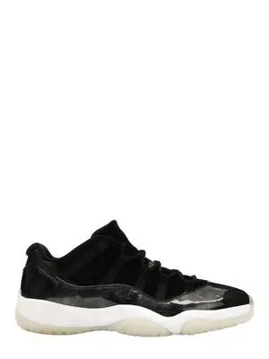 JORDAN Retro Low Barons Sneakers - Black/metallic Silver/white