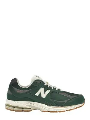 NEW BALANCE 2002r Vintage Leather Sneakers - Nightwatch Green/grey/white