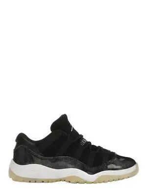JORDAN 11 Retro Low Sneakers - Black/metallic Silver/white