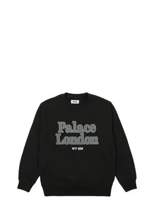 PALACE Postcode Crew - Black