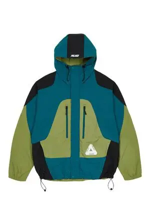 PALACE Powder Jacket - Black/olive/teal