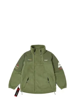 PALACE Polartec Double Zip Funnel - Olive