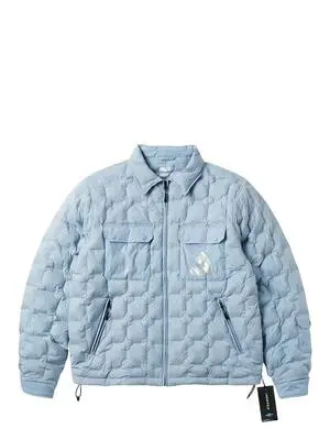 PALACE Pertex Work Down Jacket - Dusty Blue