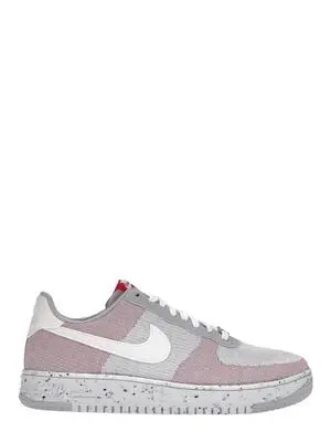 Nike Air Force 1 Low Crater Flyknit Sneakers - Wolf Grey/pure Platinum/gym Red
