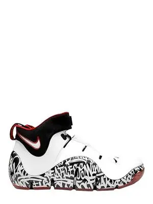 Nike Lebron 4 Graffiti Nyc Sneakers - White/black/varsity Red