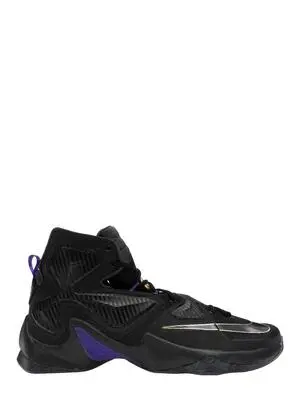 Nike Lebron 13 Athletic Sneakers - Black/metallic Gold/hyper Grape