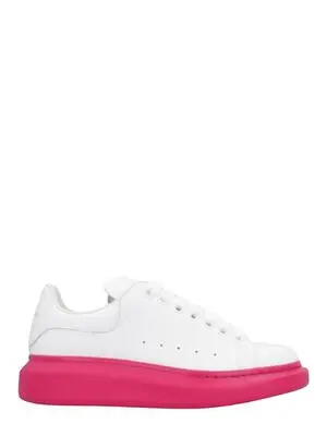 Alexander McQueen Oversized Sneakers White Pink Sole