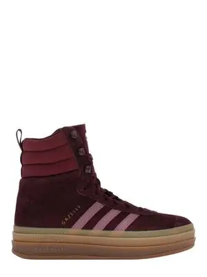 Adidas Gazelle High Sneakers - Maroon/wonder Orchid/gold Metallic