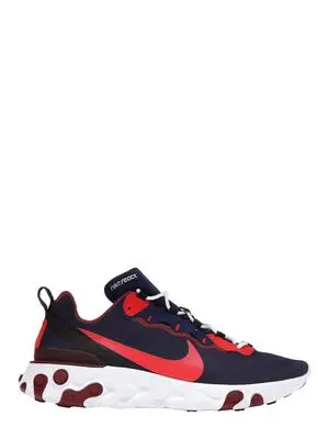 Nike Nike React Element 55 Sneakers Blue Void/team Redone-colorwhiteone-colorhabanero Red