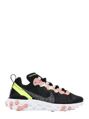 Nike React Element 55 Premium Sneakers - Black/coral Stardust/light Soft Pink