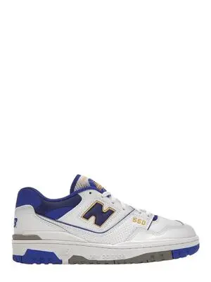 NEW BALANCE 550 Athletic Sneakers - White/purple/gold