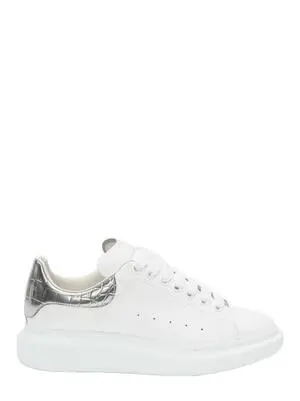 Alexander McQueen Oversized Sneakers - White/silver