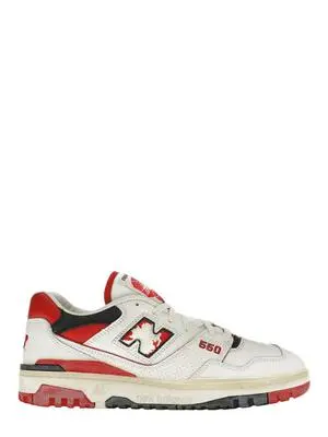 NEW BALANCE 550 Vintage Pack Sneakers - Sea Salt/team Red/black