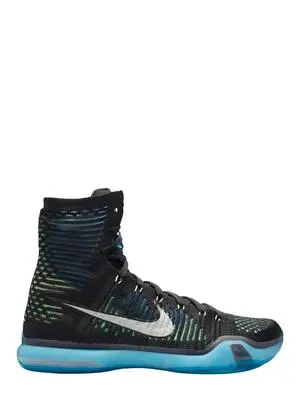 Nike Kobe Elite High-top Sneakers - Black/metallic Silver/blue Lagoon