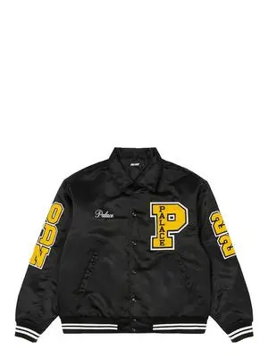 PALACE Satin Varsity Jacket - Black