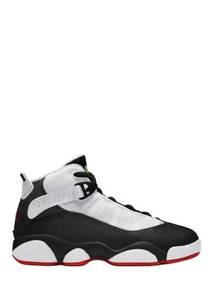 JORDAN 6 Rings He Got Game Sneakers - Black/university Red/white