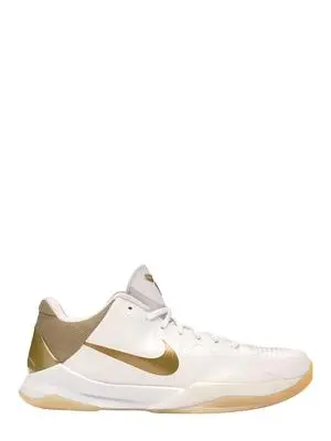 Nike Nike Kobe 5 Big Stage Home Sneakers White/metallic Goldone-colorwhite