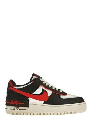 Nike Air Force 1 Low Shadow Sneakers - Summit White/university Red/black