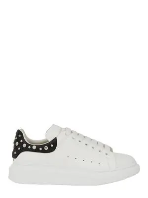 Alexander McQueen Oversized Studded Sneakers - White/black/silver