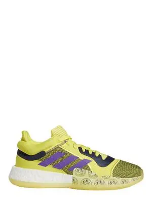 Adidas Marquee Boost Low Top Sneakers - Yellow/purple/black