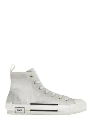 Dior B23 High-top Oblique Sneakers - White