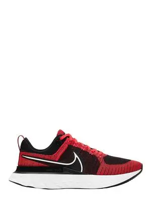 Nike React Infinity Run Flyknit 2 - Bright Crimson/black/dark Smoke Grey