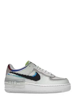 Nike Air Force 1 Low Shadow 8 Bit Sneakers - Barely Green/white/platinum Violet