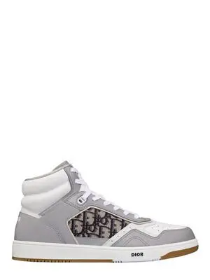 Dior Dior B27 High Top Sneakers Grey/white/beige