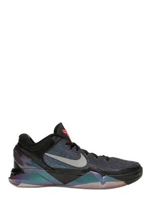 Nike Kobe 7 Invisibility Cloak Sneakers Black/court Purple/turquoise Blue