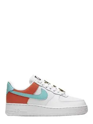 Nike Air Force 1 Low Se Basketball Pins Sneakers - White/light Aqua/cosmic Clay