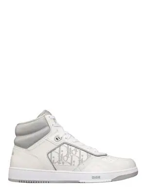 Dior Dior B27 High-Top Sneakers White/gray