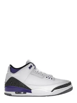 JORDAN Air Jordan 3 Retro High-Top Sneakers White/black/dark Iris